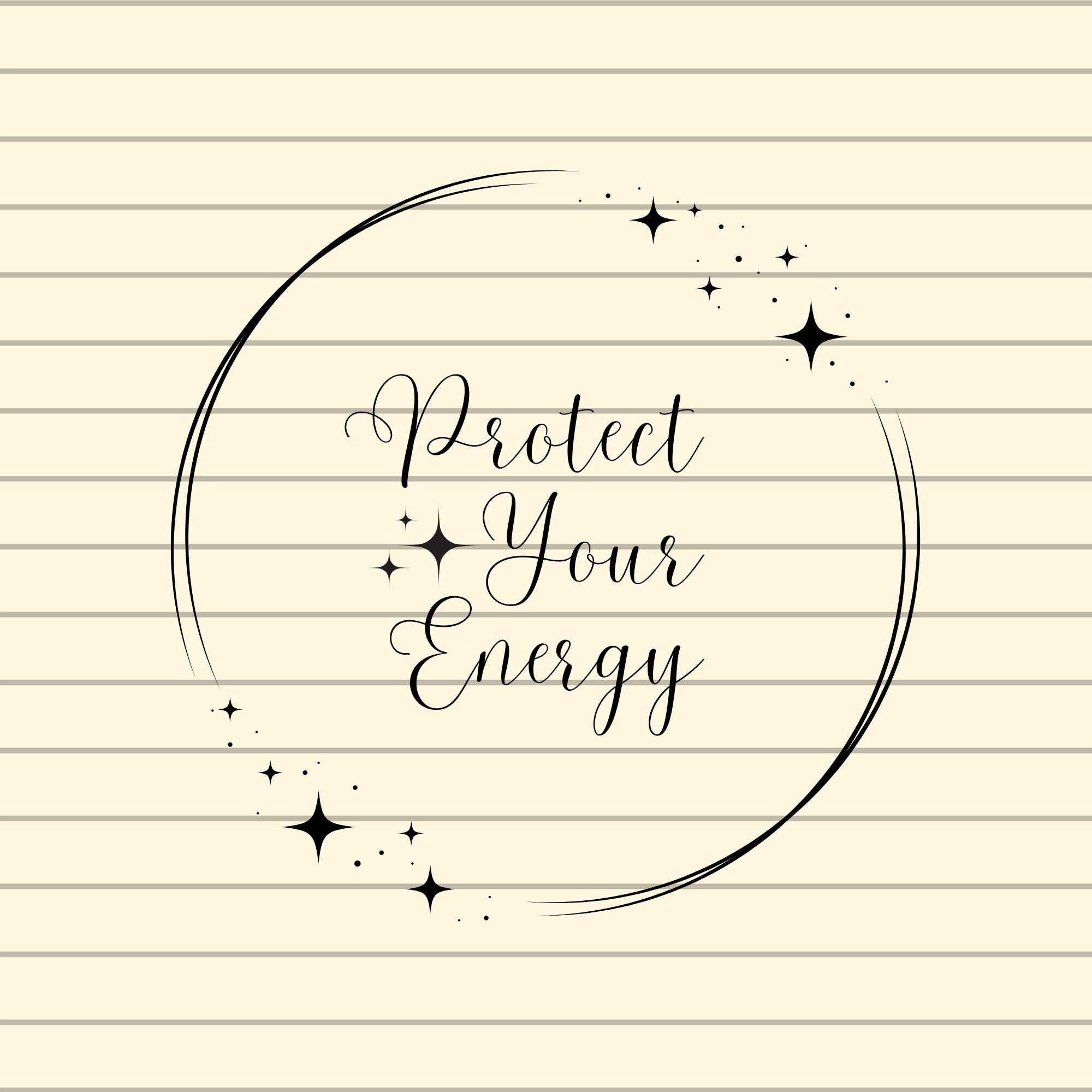 Protect Your Energy SVG Energy Svg Protection Motivational - Etsy Protect Your Energy SVG Energy Svg Protection Motivational - Etsy