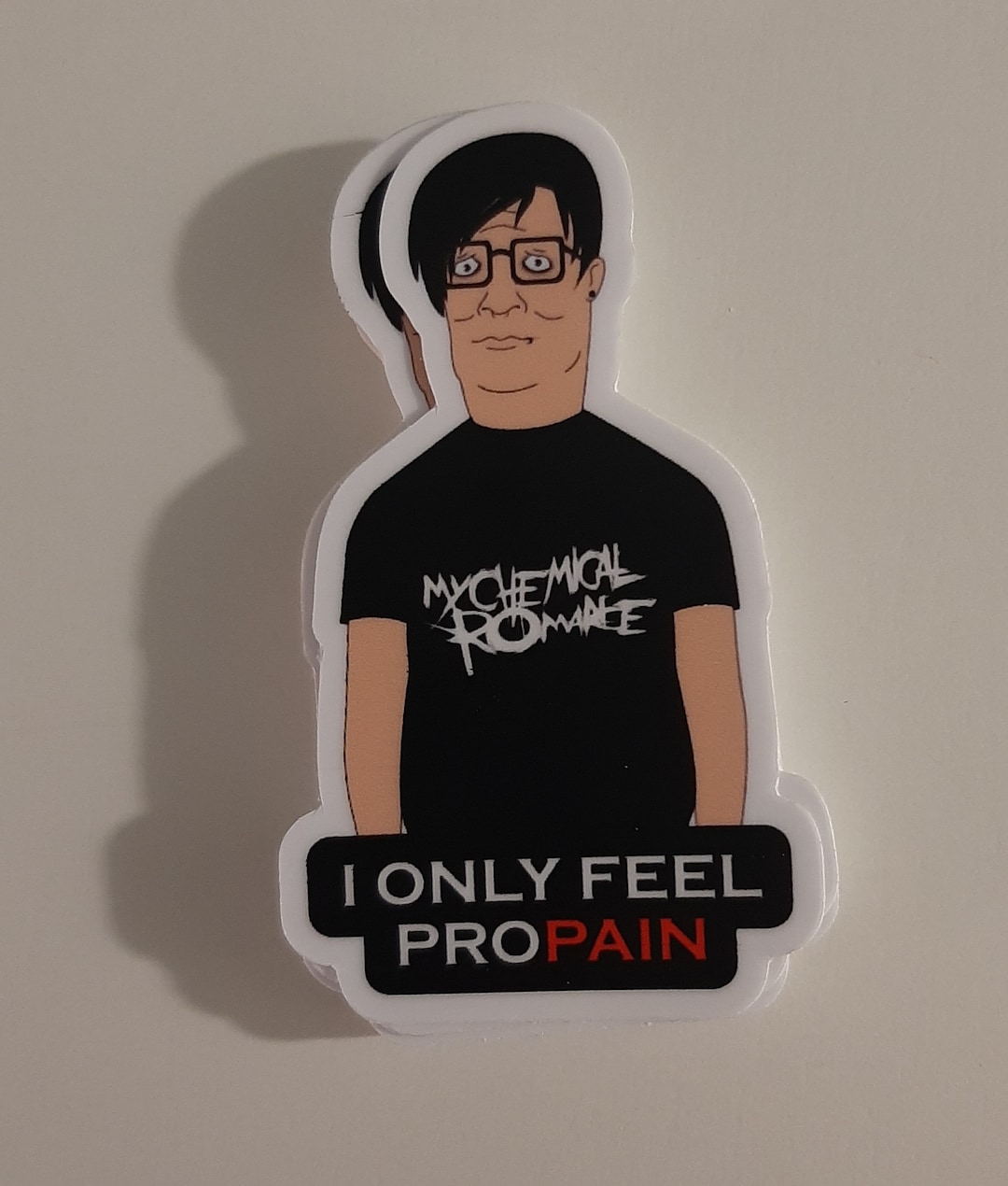 Emo Hank Hill Sticker (default) - Etsy