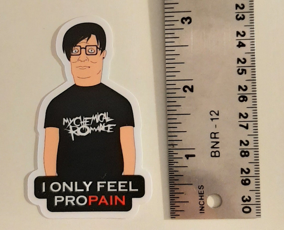 Emo Hank Hill Sticker default | Etsy