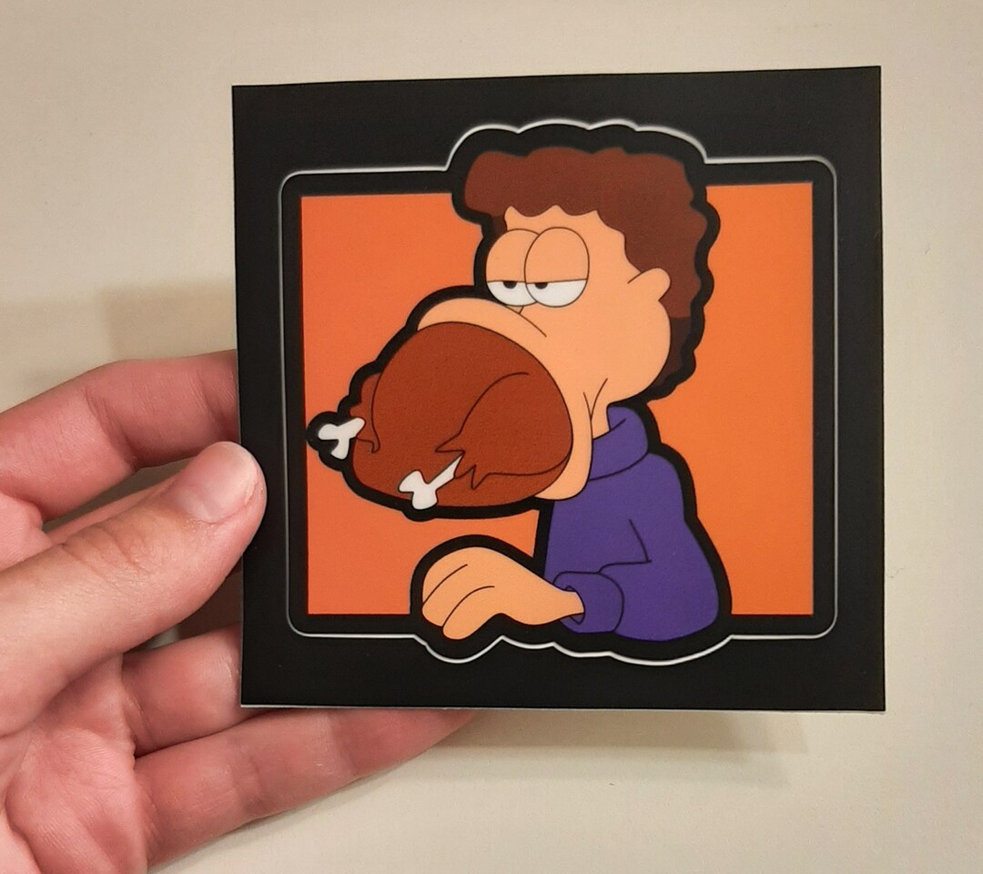 Jon Arbuckle Turkey Sticker - Etsy