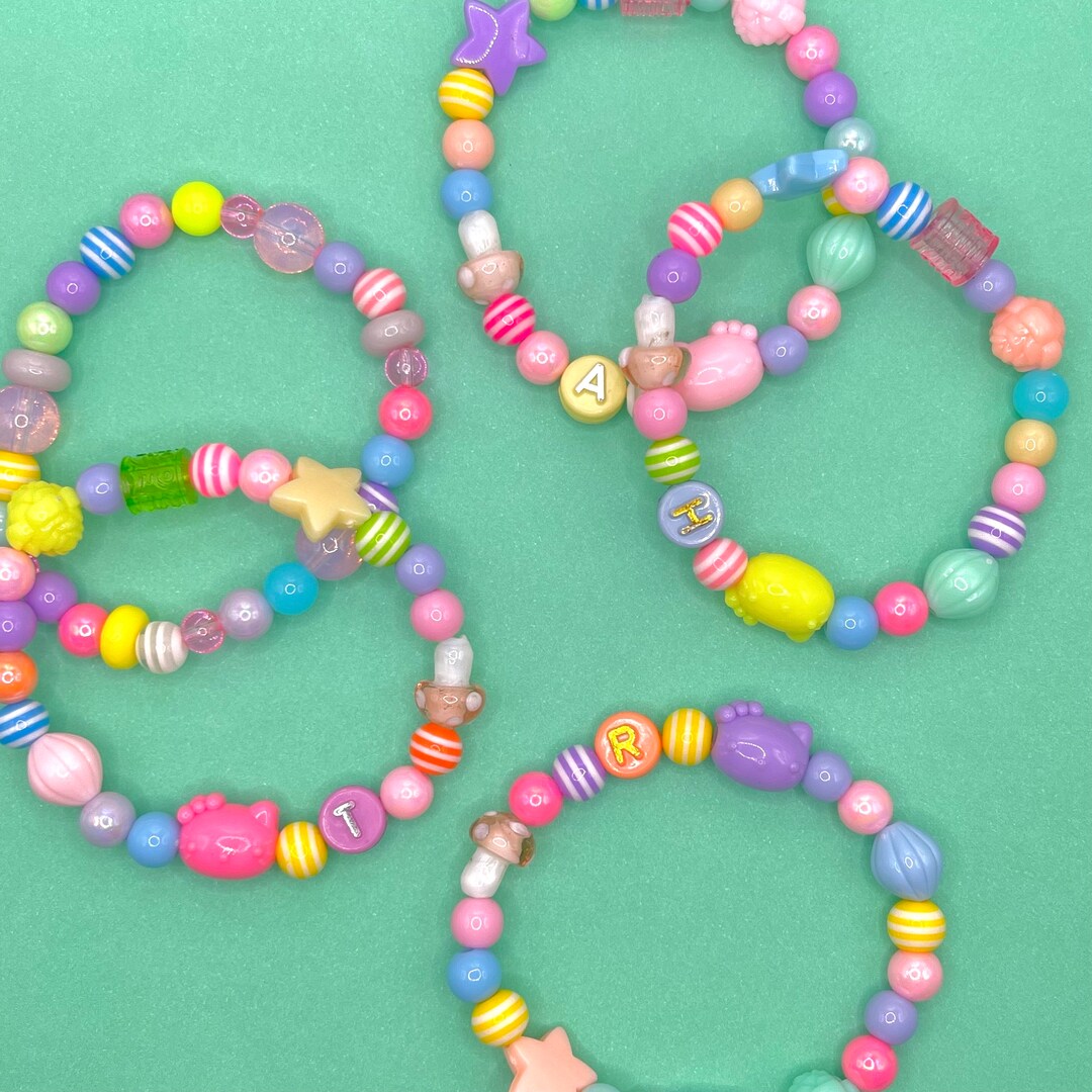 Pastel Initial Kawaii Summer 90s Trending Stretch Vibe - Etsy