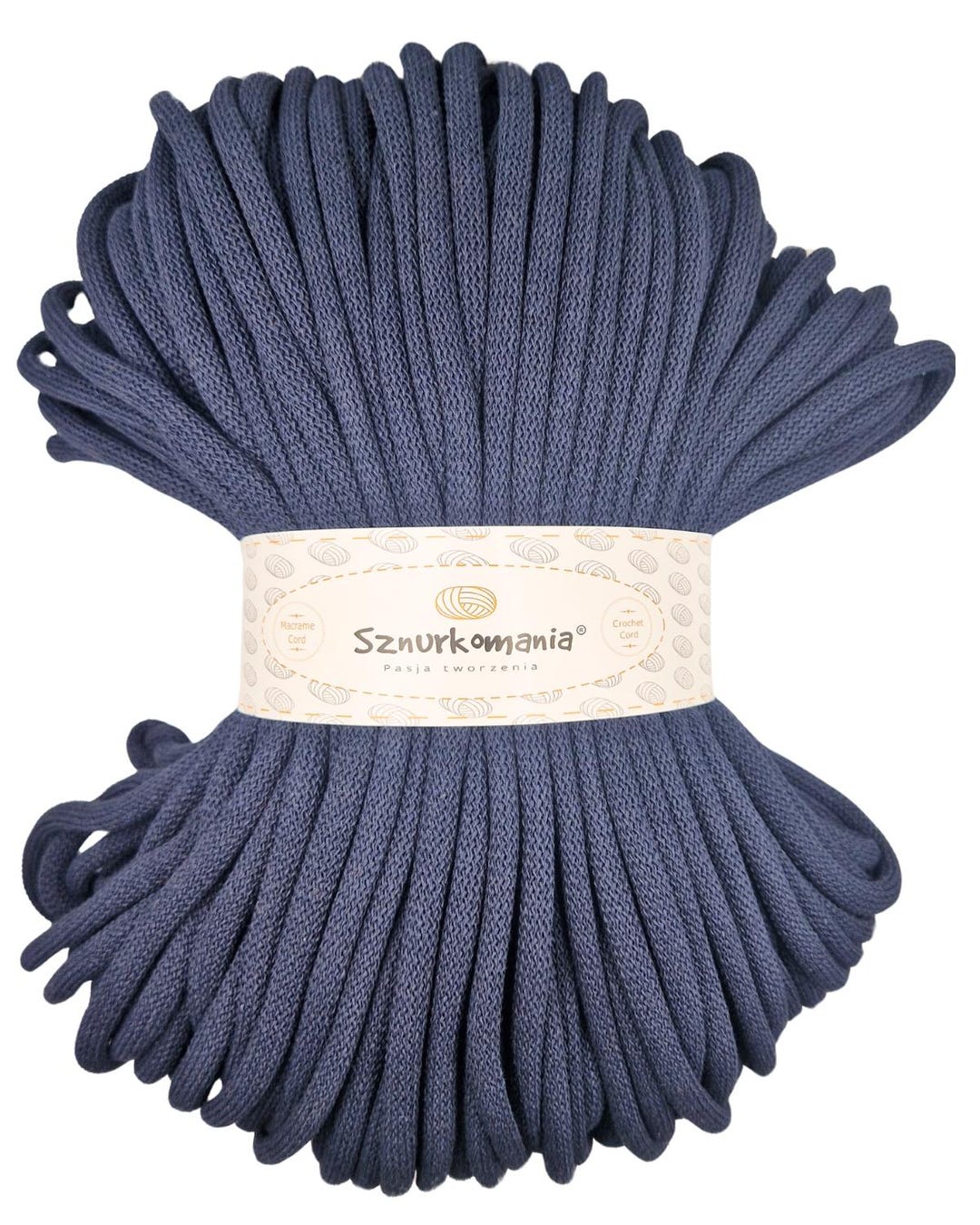 Navy Blue, Braided Cotton Cord 9mm 100, Bag Crochet Cord, Cotton Cord ...