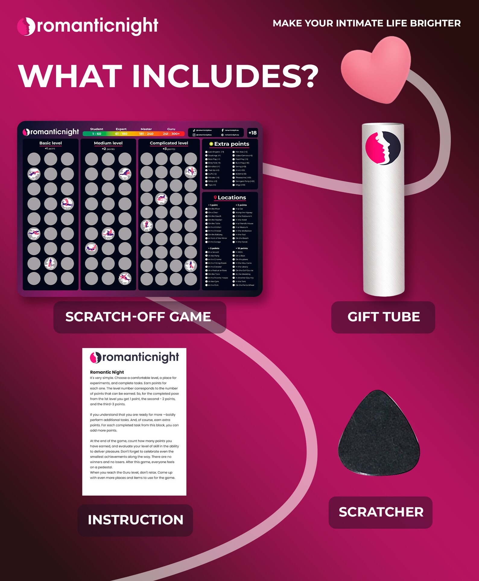 Scratch Romantic Night Sexwedding Giftsbedroom - Etsy