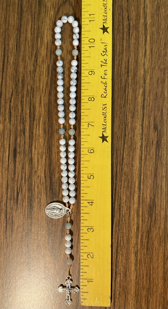 Small Stone Bead Rosaries, Lightweight and Durable Catholic Rosary ...