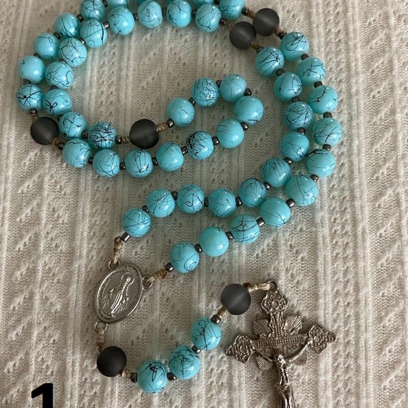 Stone Rosary - Etsy