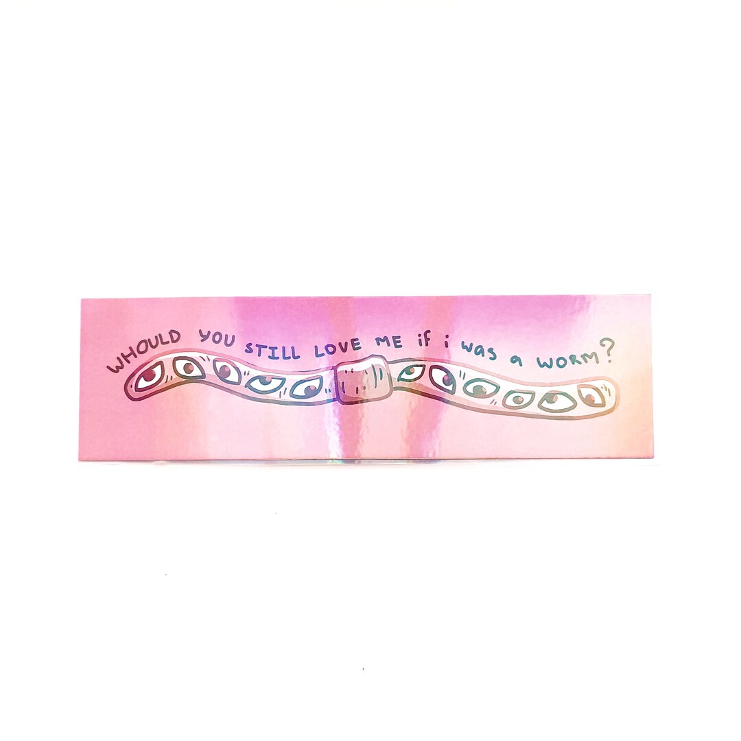 Biblically Accurate Worm Bookmark Laminated - Etsy