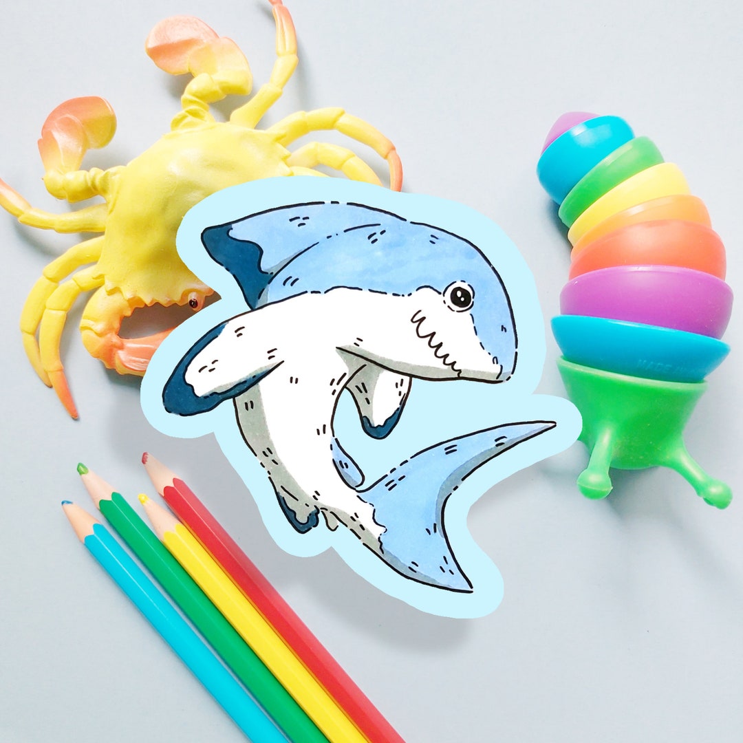 GREAT WHITE SHARK /shark / Vinyl Sticker / - Etsy