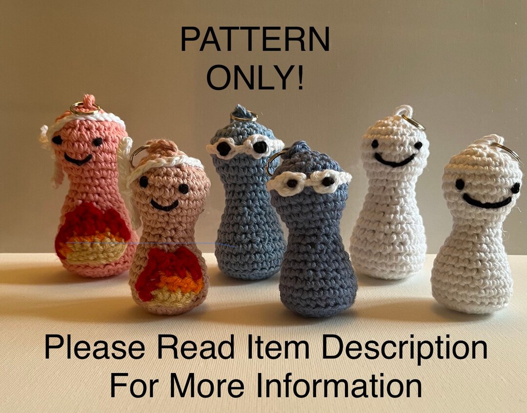 MINI Dream Team Blobs Crochet Pattern - Etsy