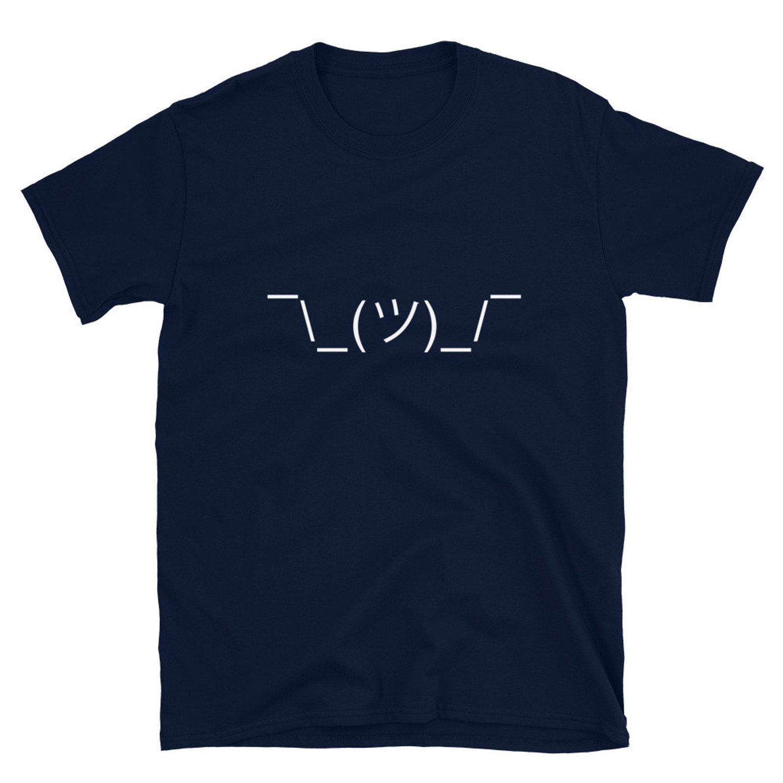 Shrug ASCII Emoji T-shirt / Programmer Gamer Meme Gift / Unisex Shirt ...