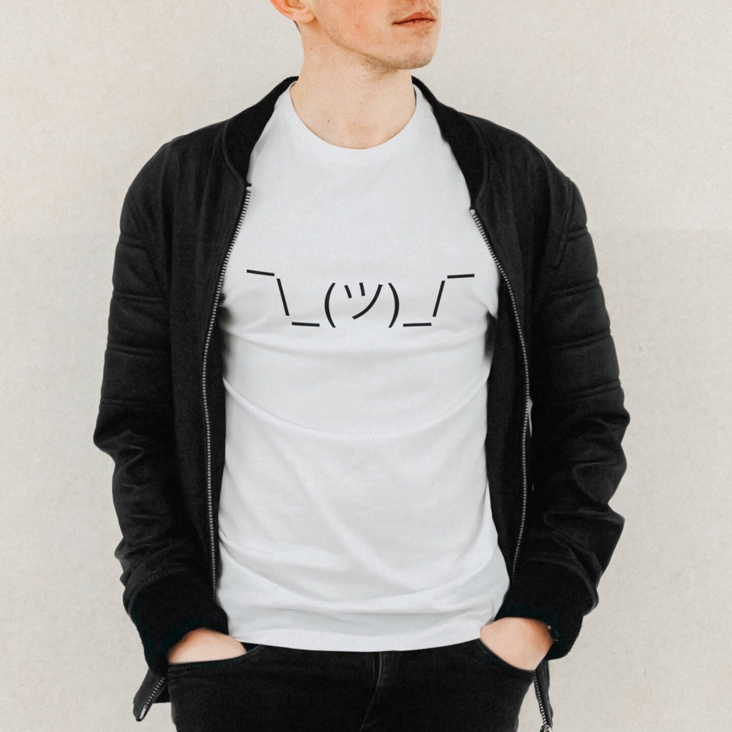Shrug ASCII Emoji T-shirt / Programmer Gamer Meme Gift / Unisex Shirt ...