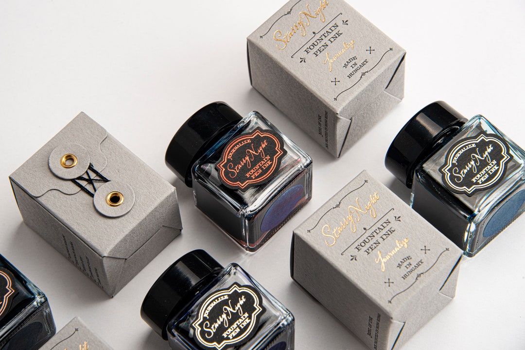 Journalize Starry Night Fountain Pen Shimmering Ink 30ml - Etsy