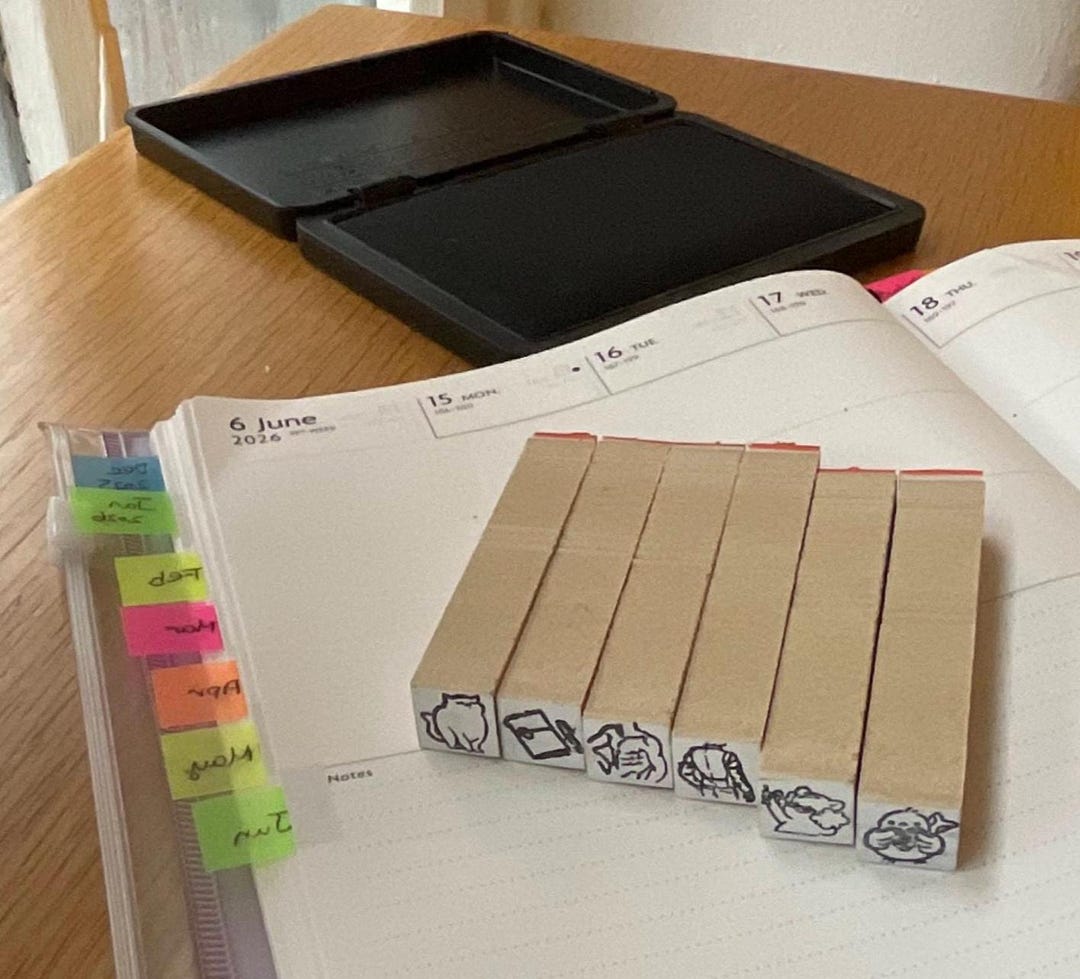 BL Journal Rubber | Mini Muscle Log | Planner Journal Tool | 1x1 Cm - Etsy
