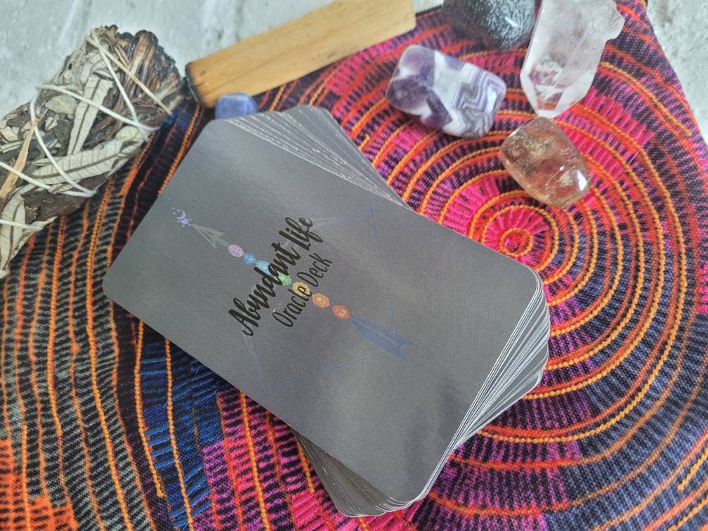 The Abundant Life Coach Oracle Deck - Etsy