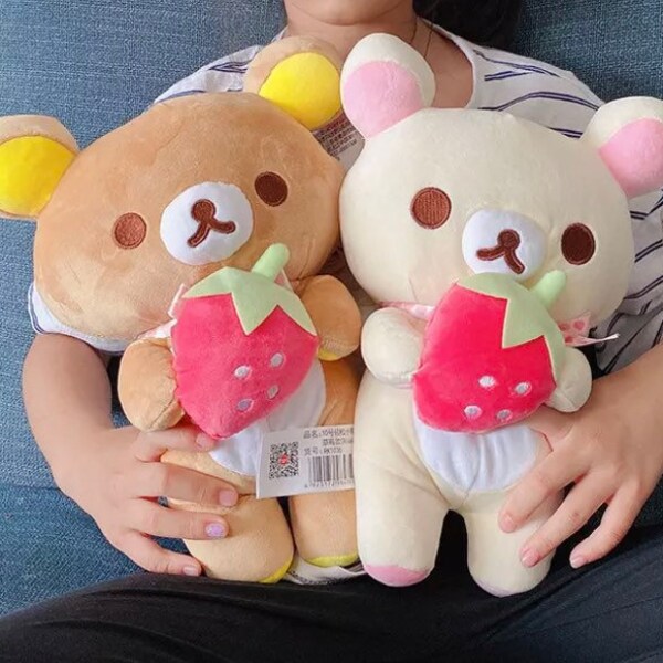 Rilakkuma Bear Plush - Etsy UK