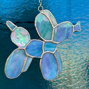 Balloon Dog Stained Glass - Etsy