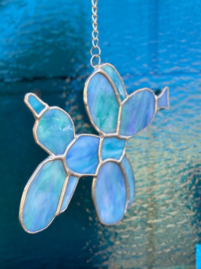Balloon Dog Stained Glass - Etsy