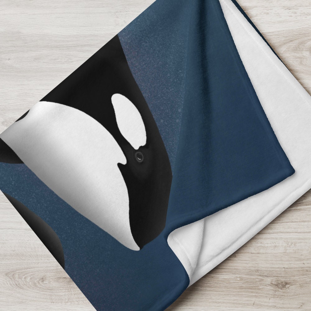 Orca, Killer Whales Throw, Blanket - Hypoallergenic, Soft, Decorative ...
