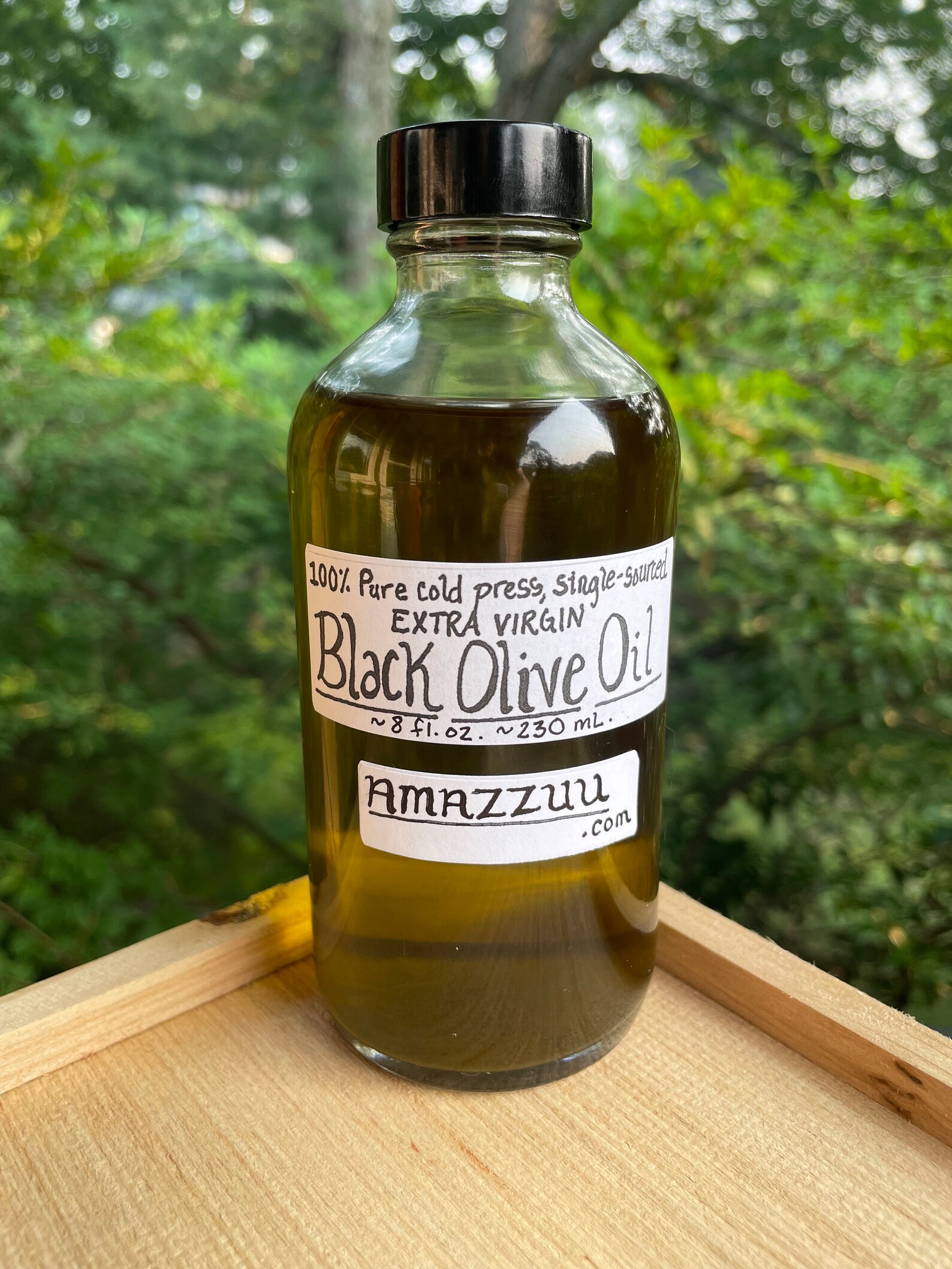 RARE Extra Virgin BLACK OLIVE Oil 100% First Cold Pressed, Single ...