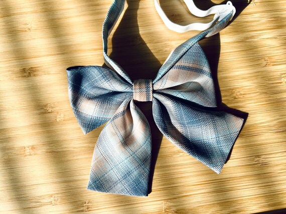 Kawaii Japanese Bow Tie / Plaid Bowtie / Japanese Student - Etsy