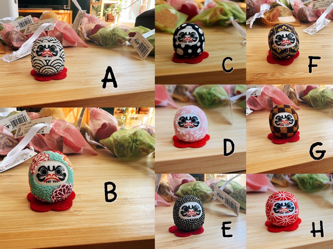 Tiny DARUMA Amulet Mini Daruma Japanese Decoration Omamori - Etsy
