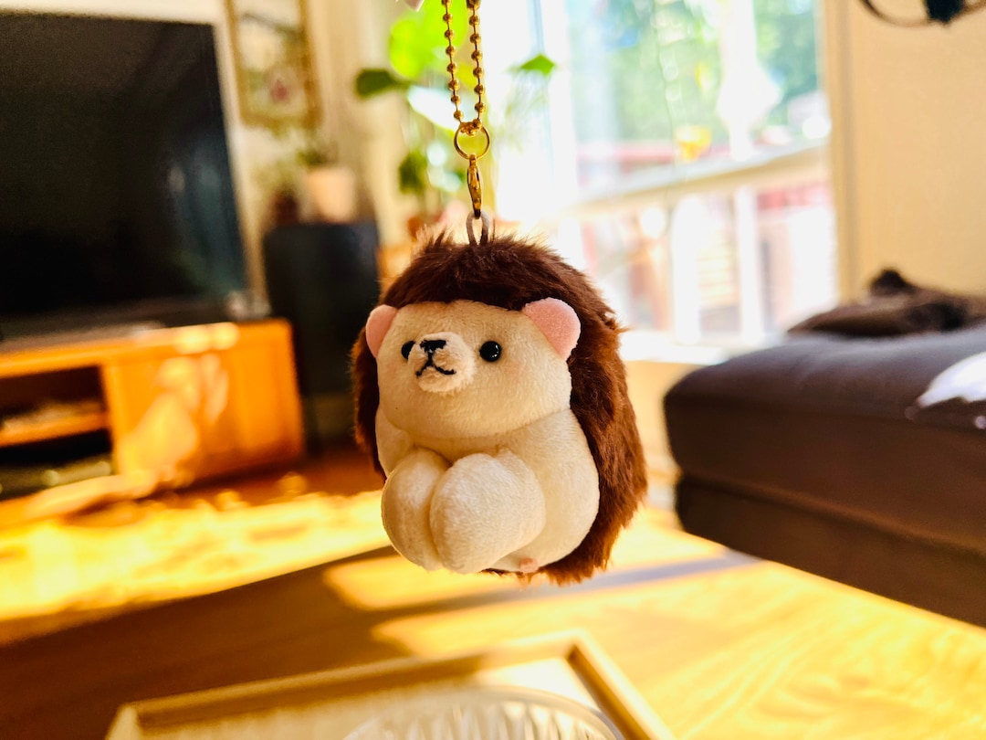 SUPER CUTE Plush Keychain | Shiba Inu | Hedgehog | Black Cat | Otter - Etsy