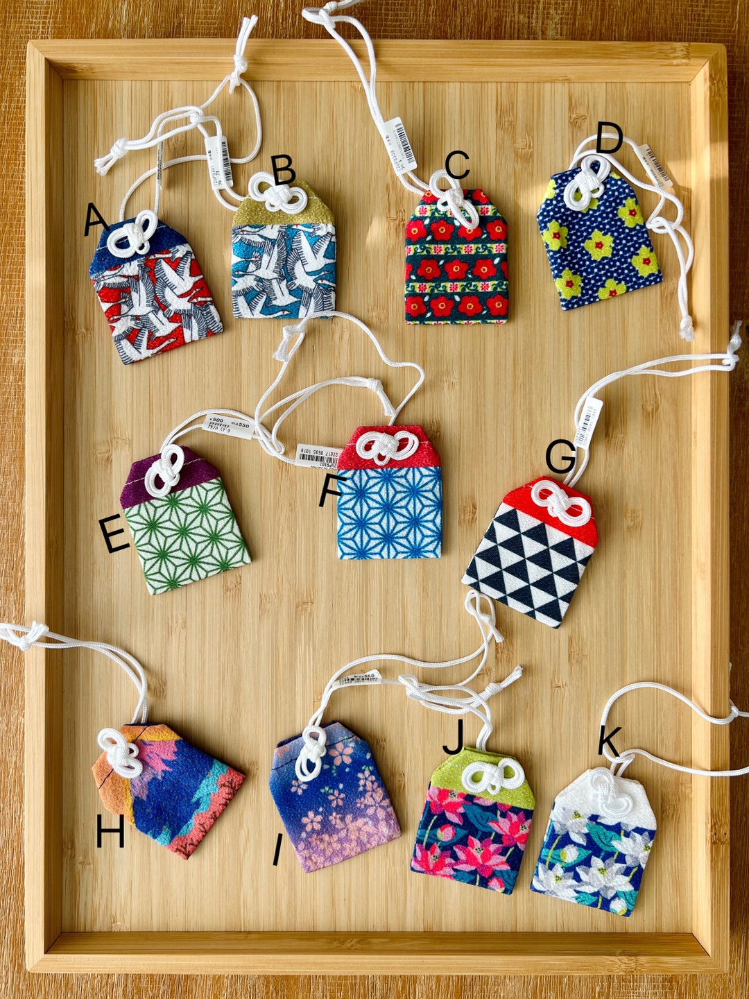 Amulet Bag | Japanese Omamori | Made of Traditional Japanese Cloth ...