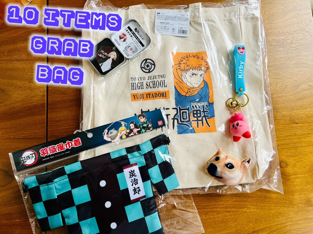 10 Items Japanese Anime GRAB BAG 2023 Fukubukuro Lucky Bag Holiday Gift ...