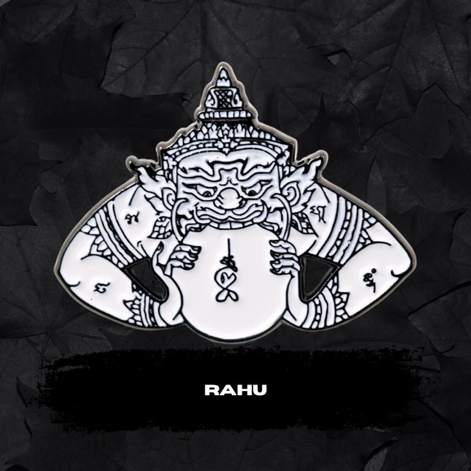 Rahu Muay Thai Enamel Pin Sak Yant Soft Lapel Pin Martial Arts Gym Bag ...