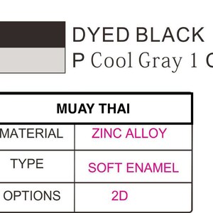 Soft Enamel Pin Muay Thai Written in Thai 1.25 Inch - Etsy