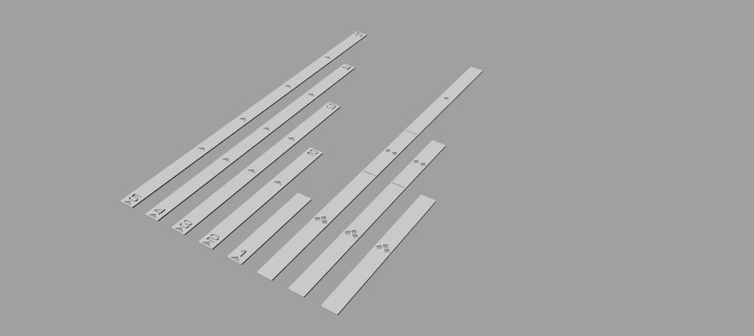 Stainless Steel Star Wars Armada Range Rulers - Etsy