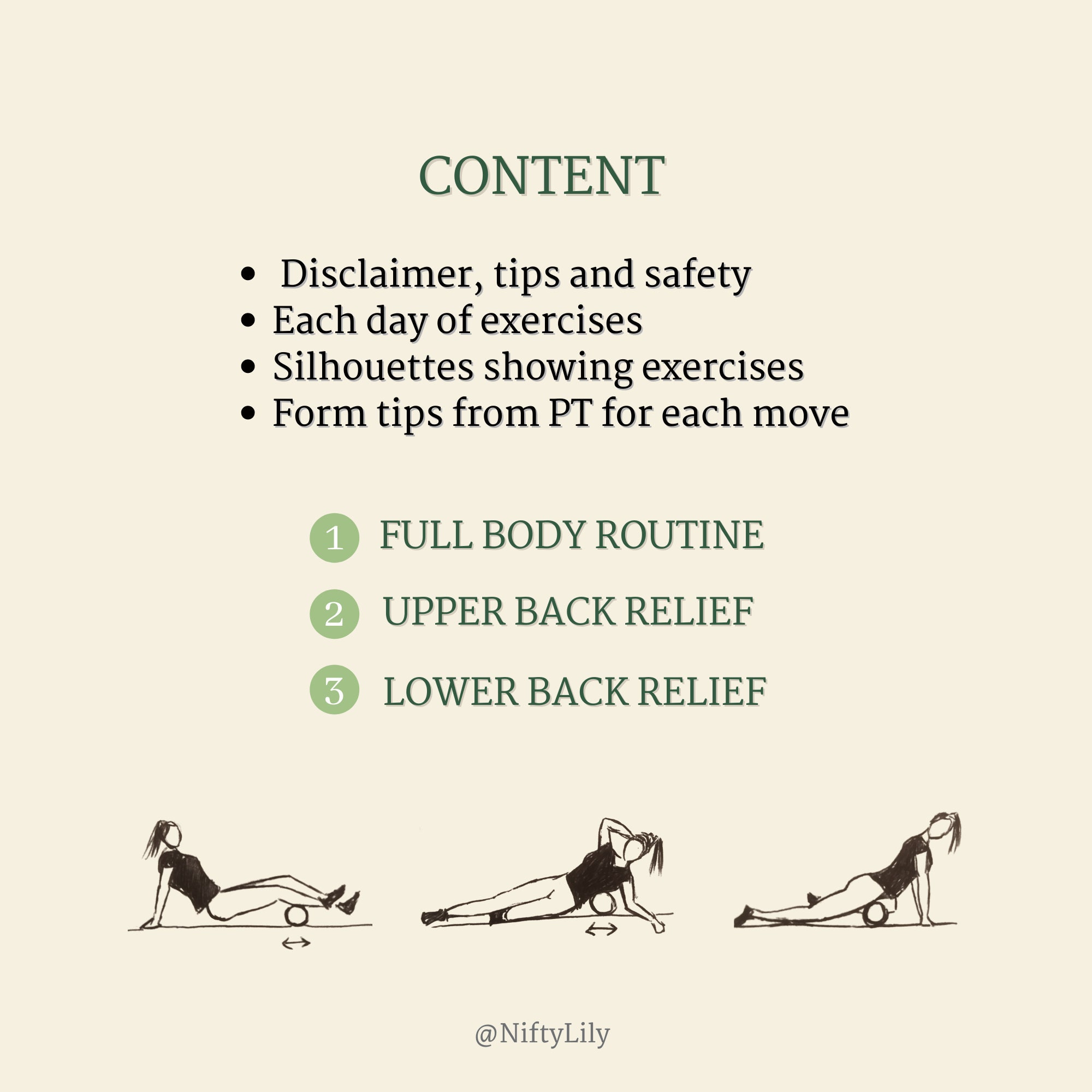 Foam Roller Exercises: Muscle Pain Relief, Stretches (PDF Printable) - Etsy