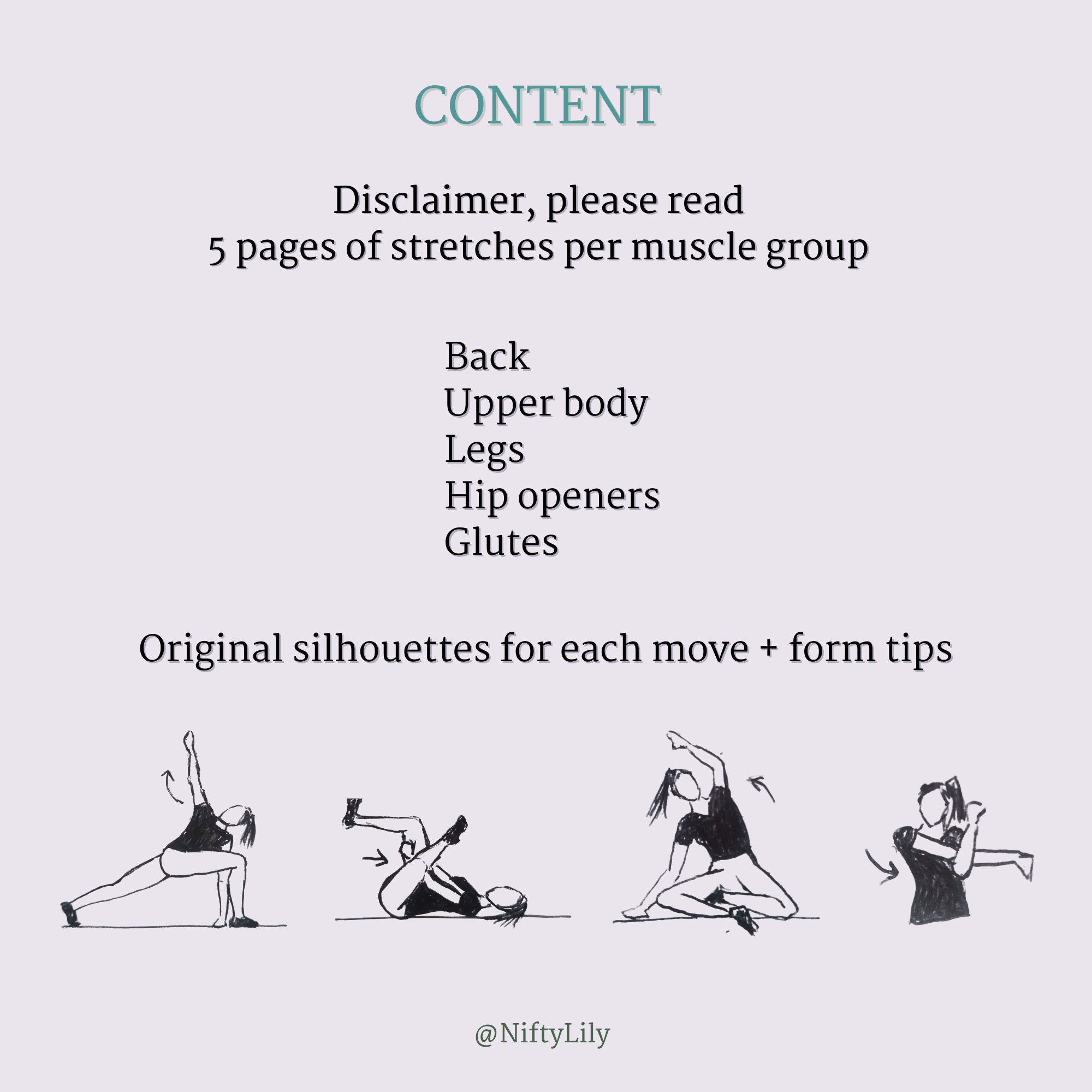 Stretches Bundle Dynamic Stretches Cool Down Stretches - Etsy