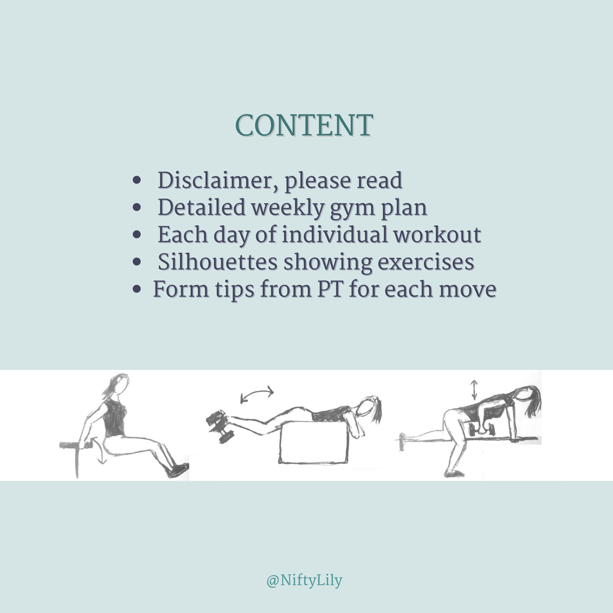 Weekly Gym Plan - Strength Training - Gym Programme -weekly Gym Split ...