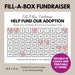CUSTOMIZABLE Fill-a-box Fundraiser Tool Template for Canva | Editable ...