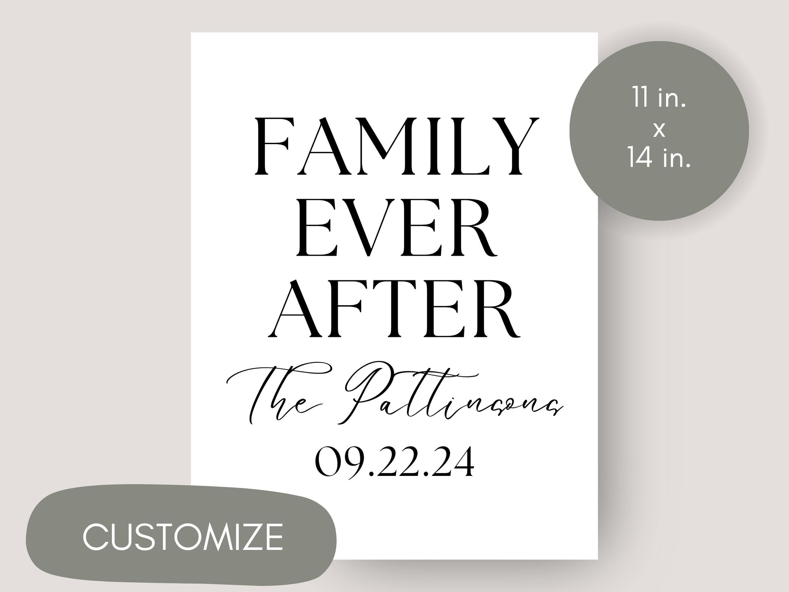 Adoption Sign Custom Family Adoption Celebration Gift, Gift for ...