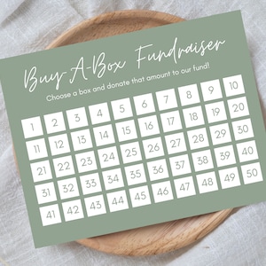 Buy-a-box Fill A Box Fundraiser Instant Download | Adoption, IVF, Field ...