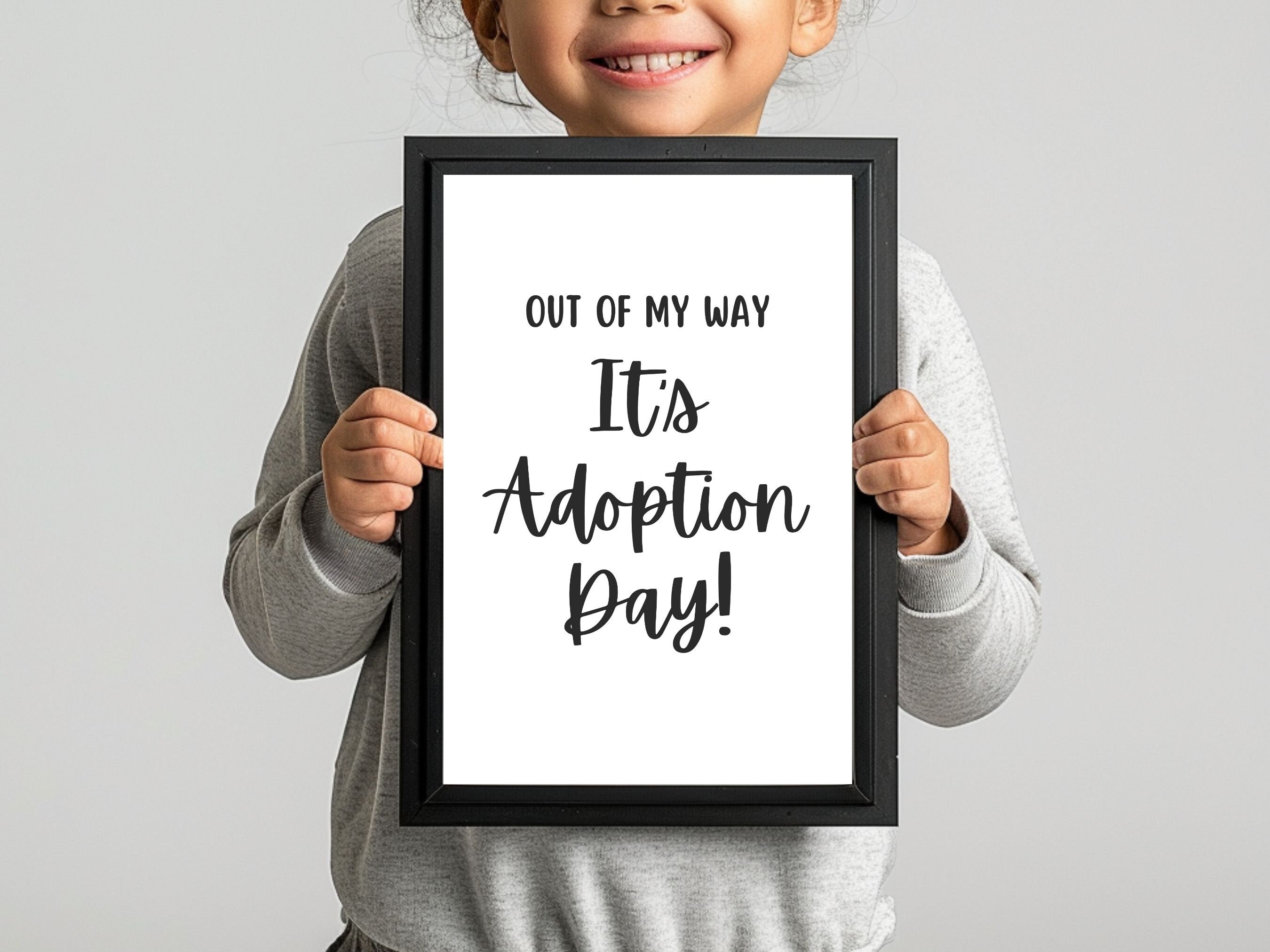 Adoption Day Sign | It's Adoption Day Gotcha Day Template | Print at ...