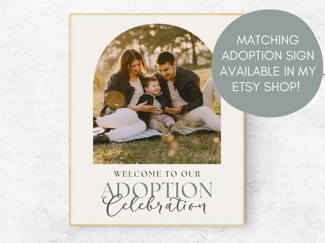 Adoption Day Invitation Template | Official Adoption Celebration Invite ...