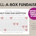 CUSTOMIZABLE Fill-a-box Fundraiser Tool Template for Canva | Editable ...