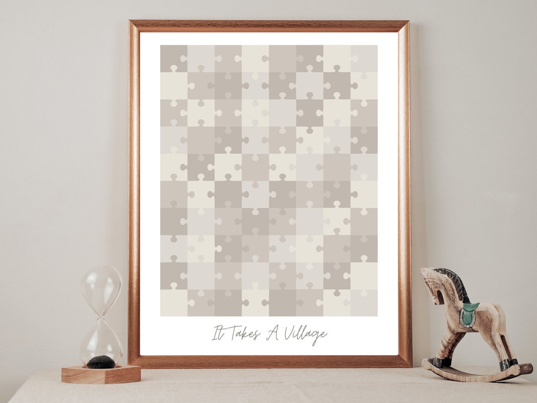 Adoption Puzzle Fundraiser Print | Adoption or IVF Fundraising Art ...