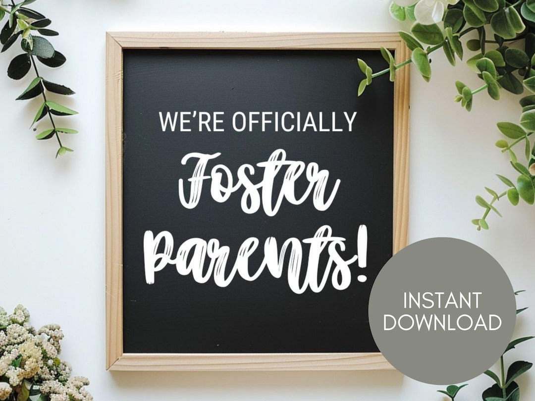Foster Care Announcement for Licensed to Foster Parents | Boho ...