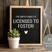 Foster Care Announcement Template for Licensed to Foster Parents | Boho ...