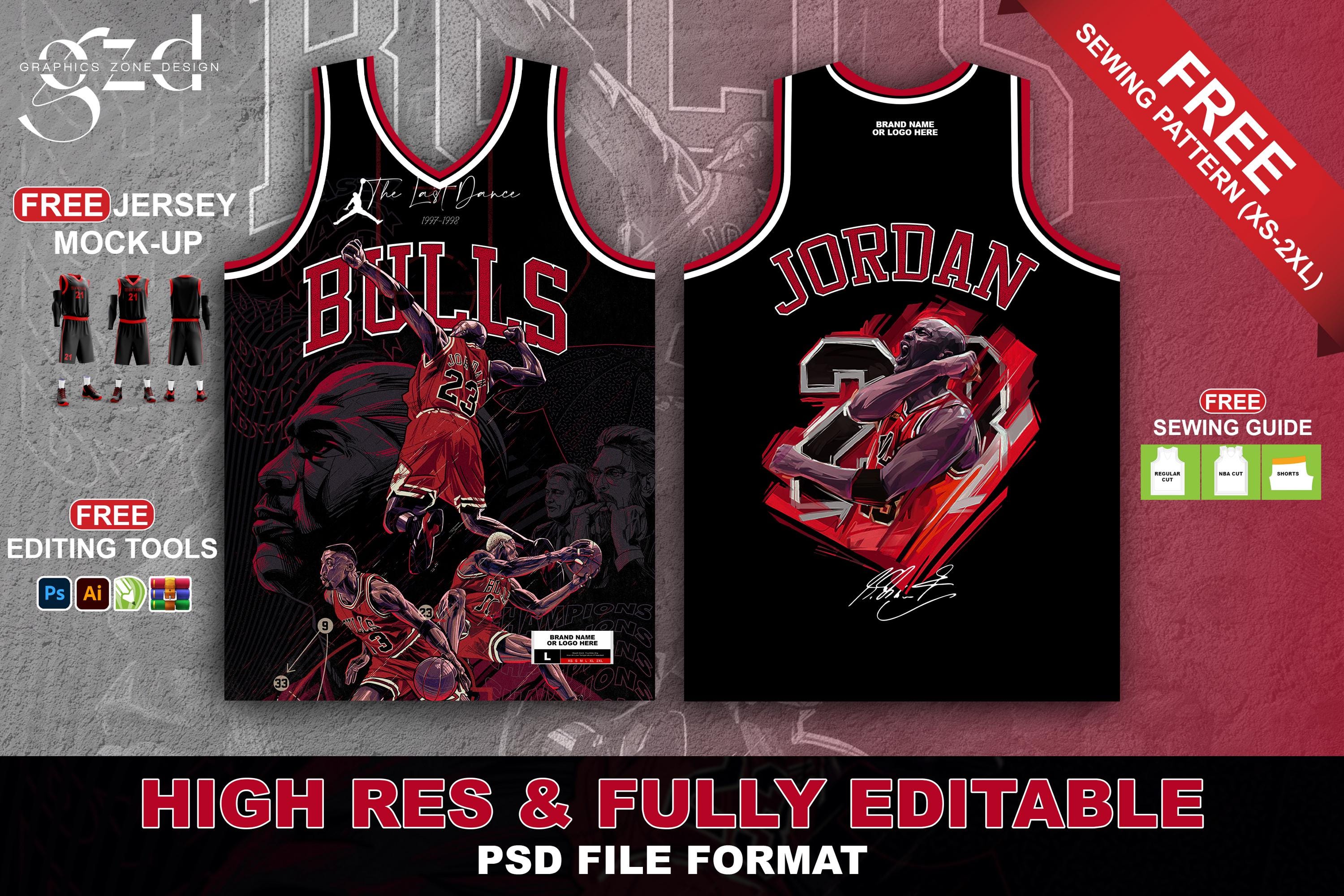 Custom Basketball Jersey Design | Digital Print File | Full Sublimation ...