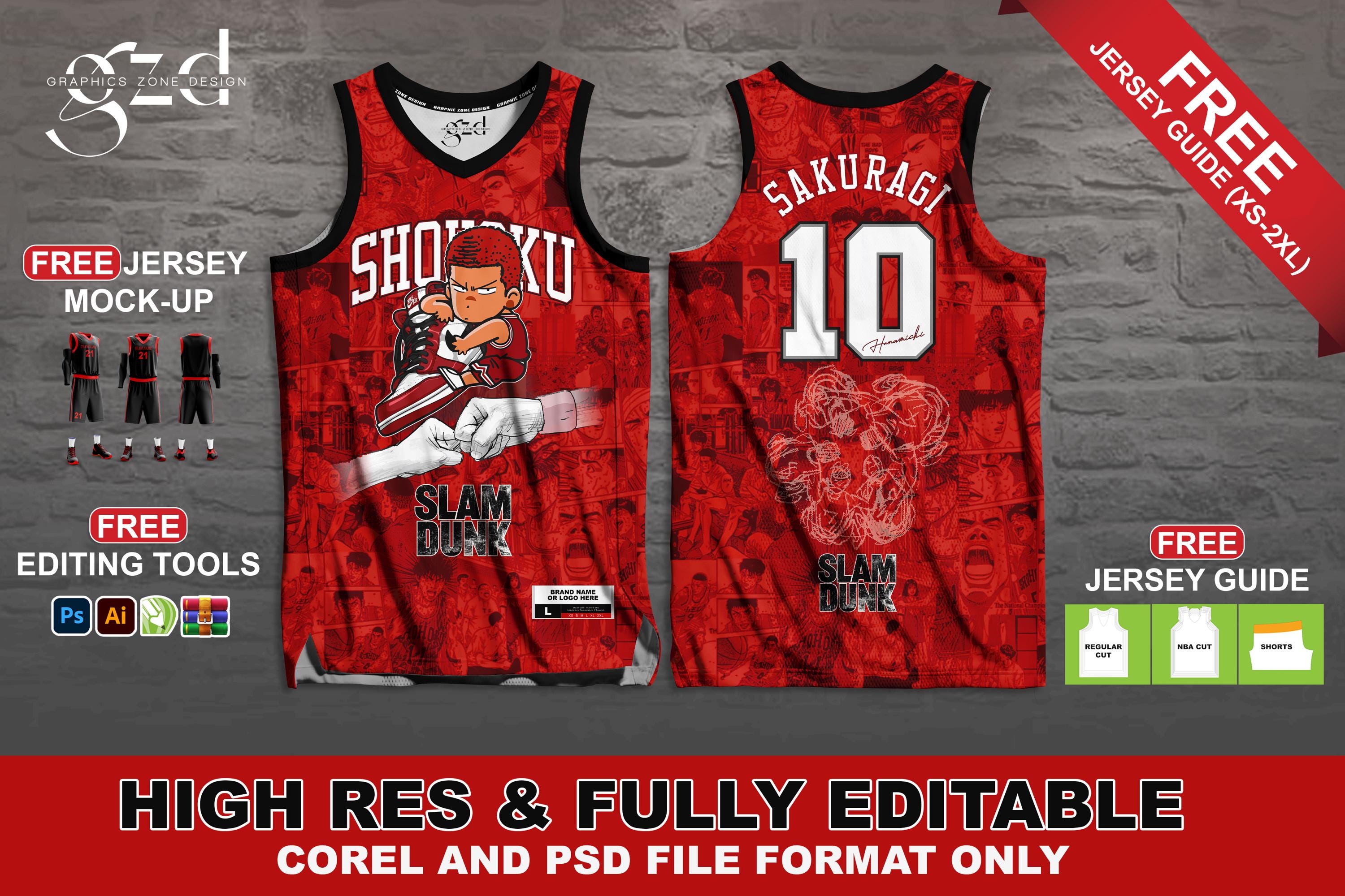 Anime-inspired Basketball Jersey Design | Men's Basketball Jersey ...