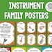 Real Photo Instrument Family Poster Set - Etsy