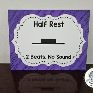 Rainbow Theme Rhythmic Value Poster Set for Music Classroom - Etsy