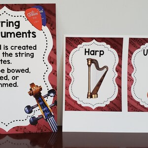 Real Photo Instrument Family Poster Set - Etsy