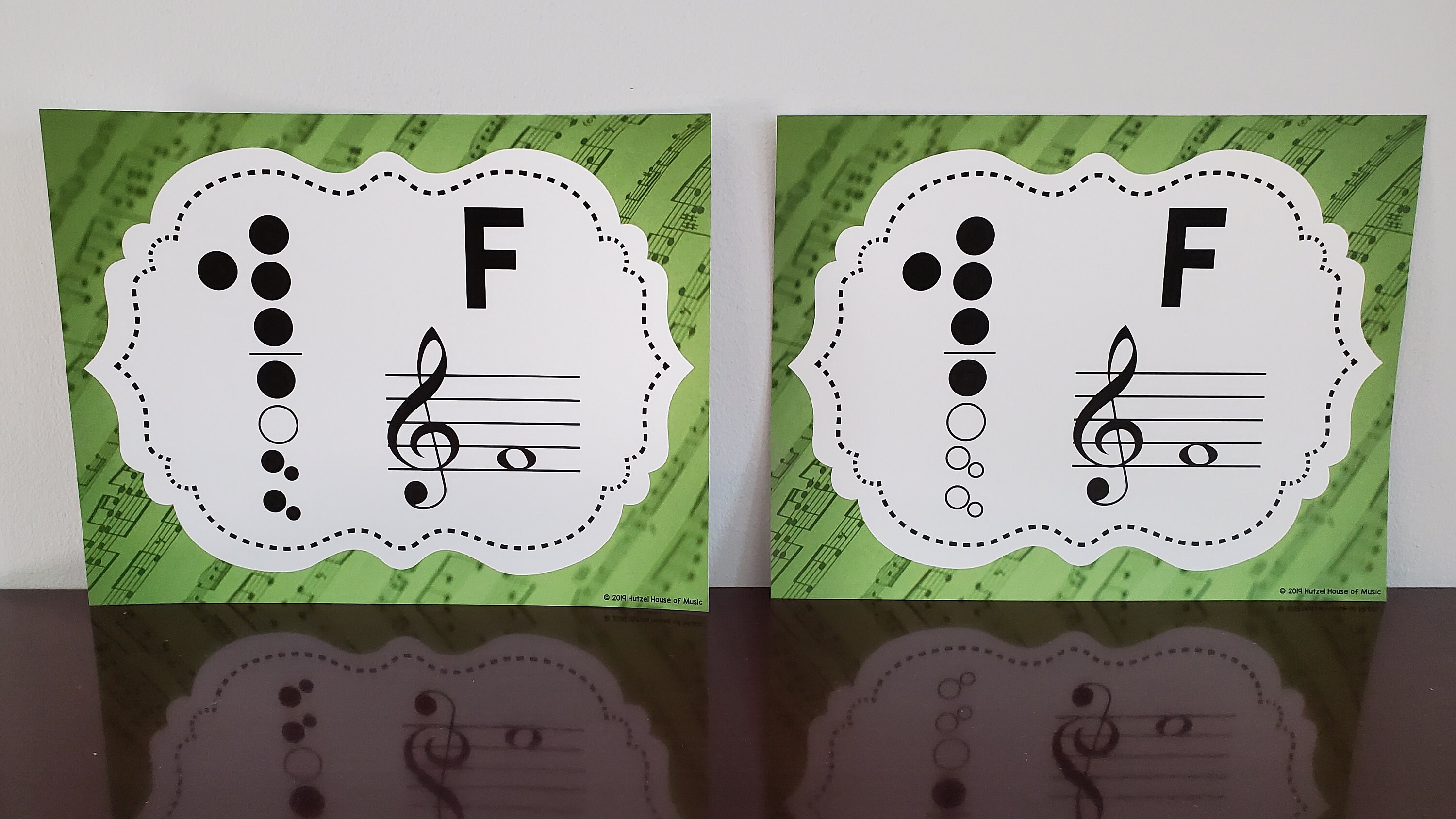 Rainbow Recorder Fingering Posters for Music Classroom - Etsy