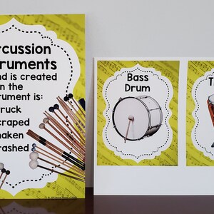 Real Photo Instrument Family Poster Set - Etsy