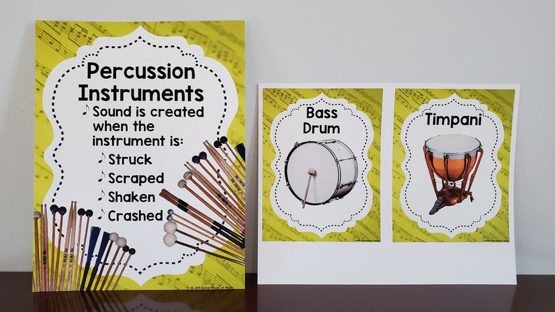 Real Photo Instrument Family Poster Set | Etsy